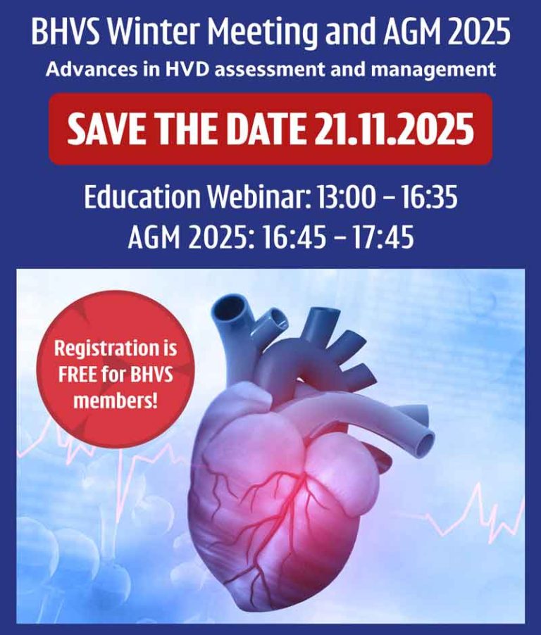 BHVS Winter Meeting and AGM 2025 - British Heart Valve Society